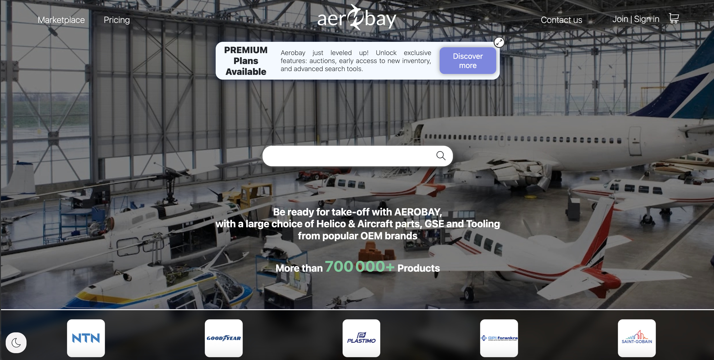 Free market place for Airlines, Operators, MRO, OEM and Aircraft